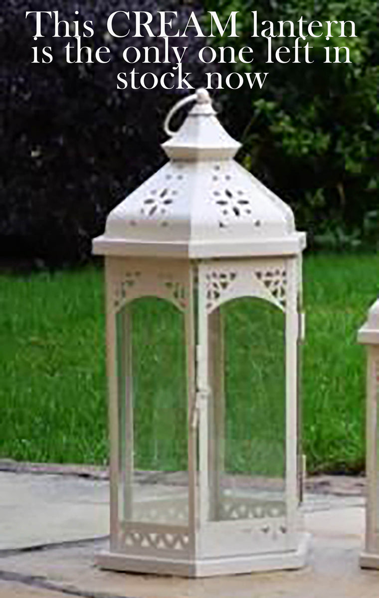 Gorgeous Gaudi Moroccan Lantern - Stained Glass Hanging Garden Lamp ...