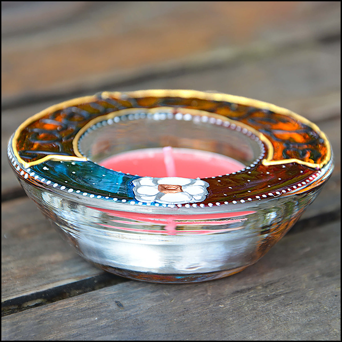 Loyaulte Me Lie Richard III Personalised Named Stain Glass Candle ...